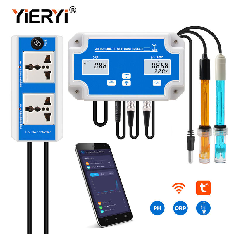 Tuya WiFi Temp ORP Ppm Digital PH Meter 19990ppm With Data Logger ...