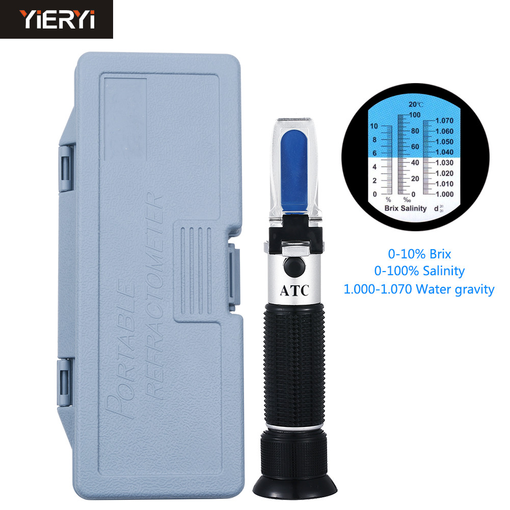 Portable Digital Hand Held Refractometer Automatic Temperature Compensation