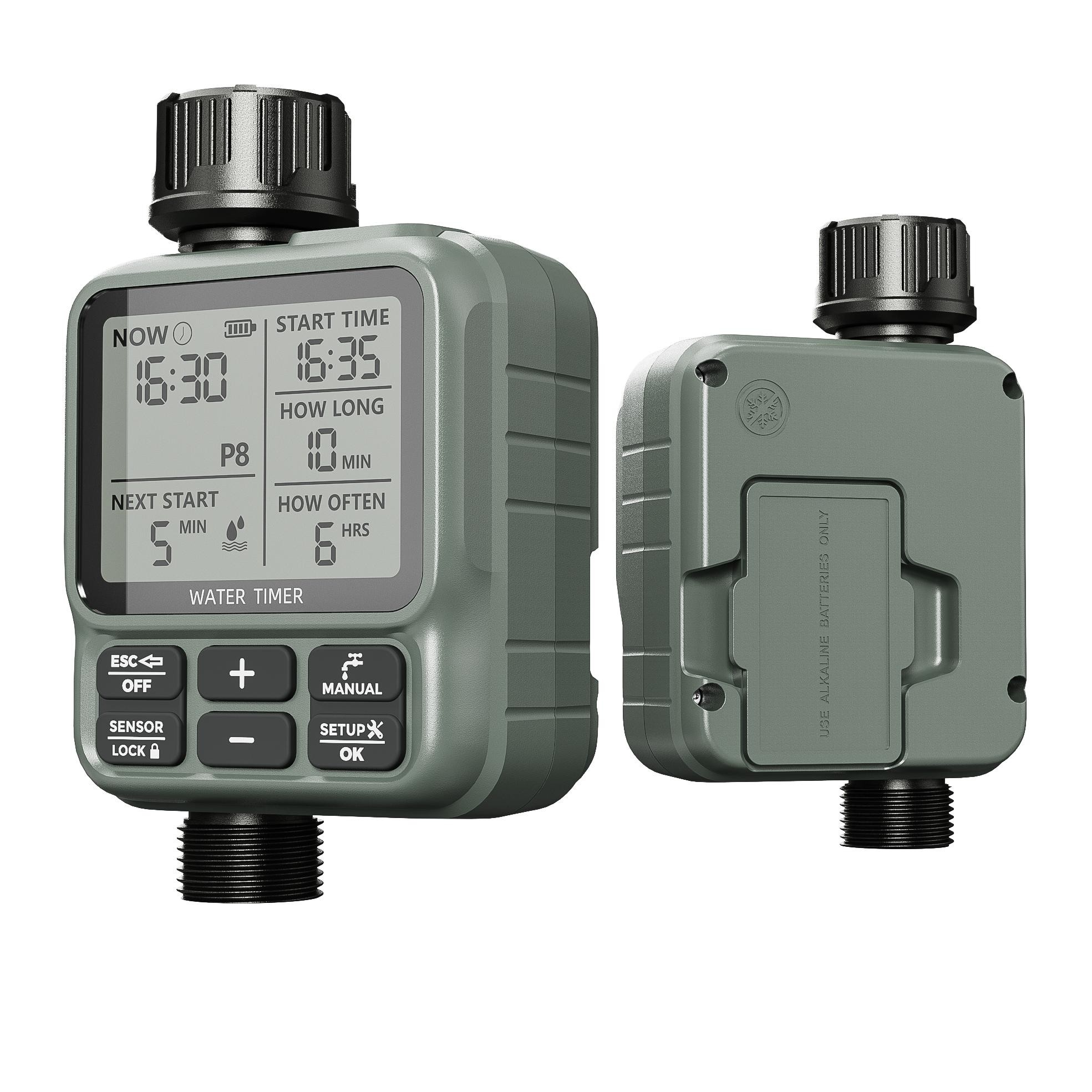 8-Program Smart Garden Water Timer for Home Irrigation