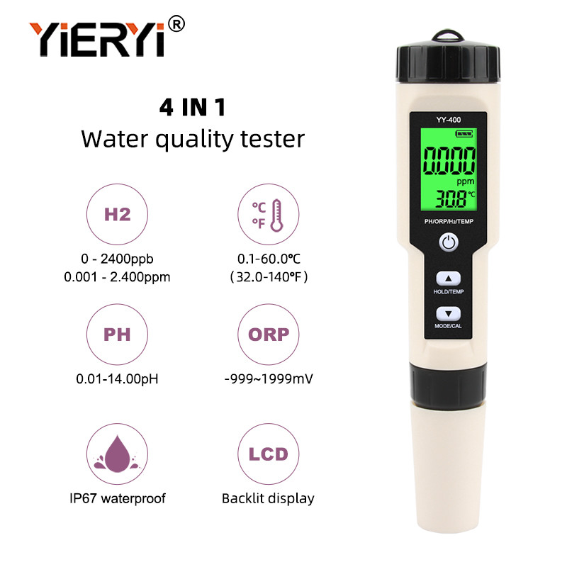 Digital ph meter Multifunction Dissolved hydrogen meter ORP meter