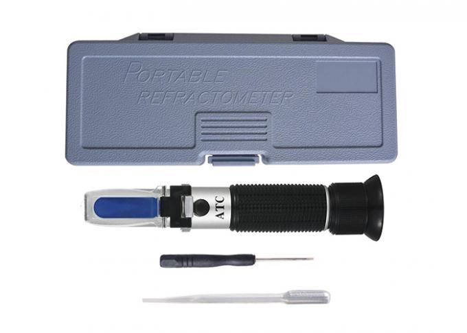 Portable Specific Gravity Refractometer With ATC Tool , Aluminum Material
