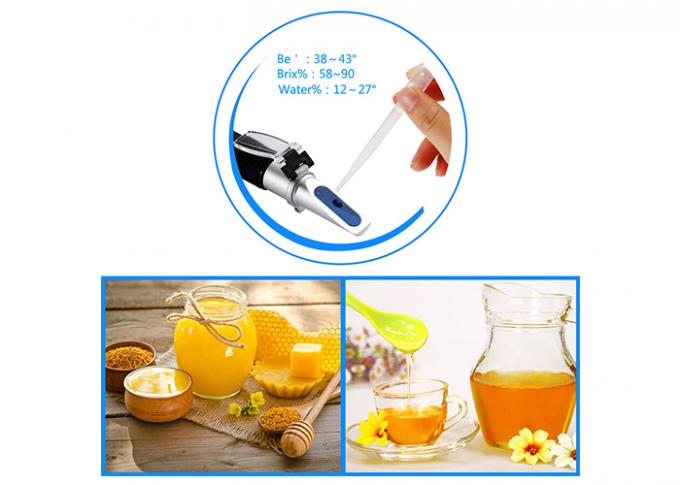 Honey Brix Specific Gravity Refractometer W Atc With 0.5% Accuracy , CE ...