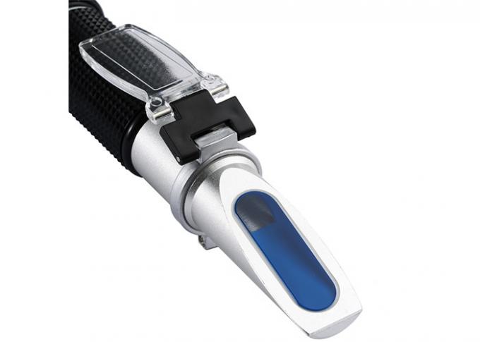 0~25% Hand Held Refractometer , Glycol Tester Refractometer 160*59*49mm ...